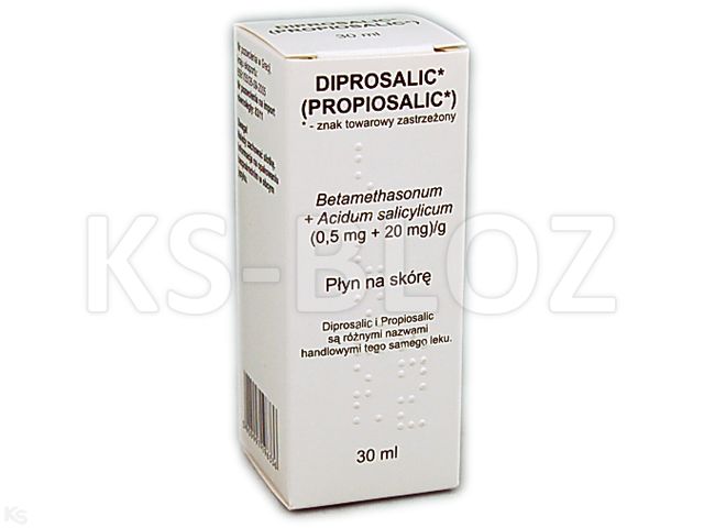 Belosalic, płyn do stosowania na skórę, (0,5mg+0,02g)/g, 50 ml, ulotka ...
