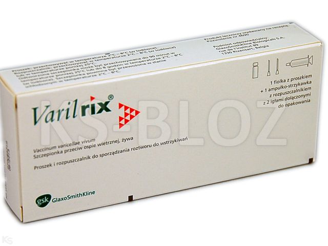 Varilrix szczep.p/ospie, proszek i rozpuszczalnik do sporządzania ...